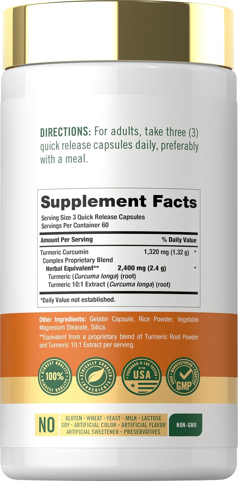natural turmeric curcumin powder capsules