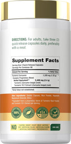 natural turmeric curcumin powder capsules