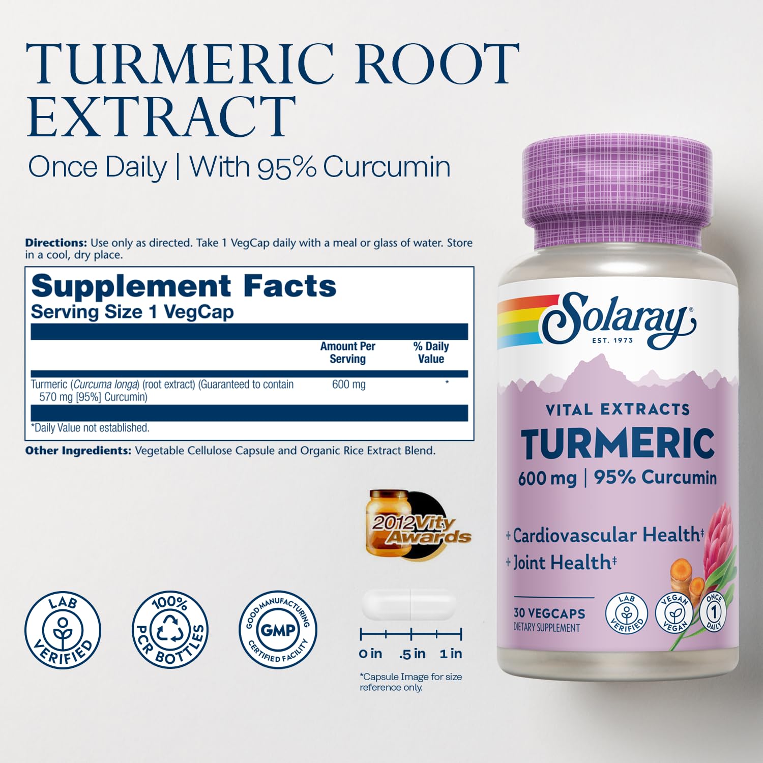 natural turmeric curcumin supplement 600 mg