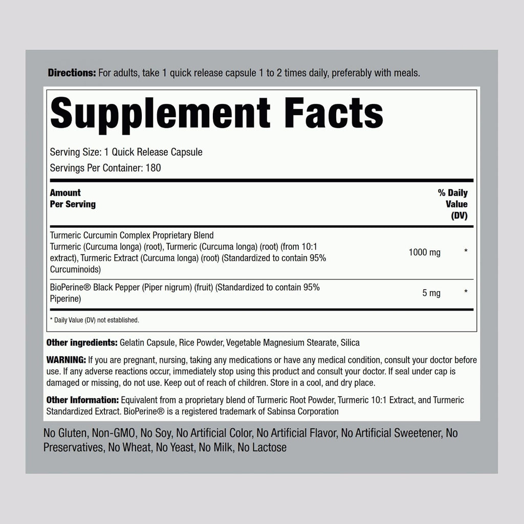 natural turmeric curcumin supplement benefits