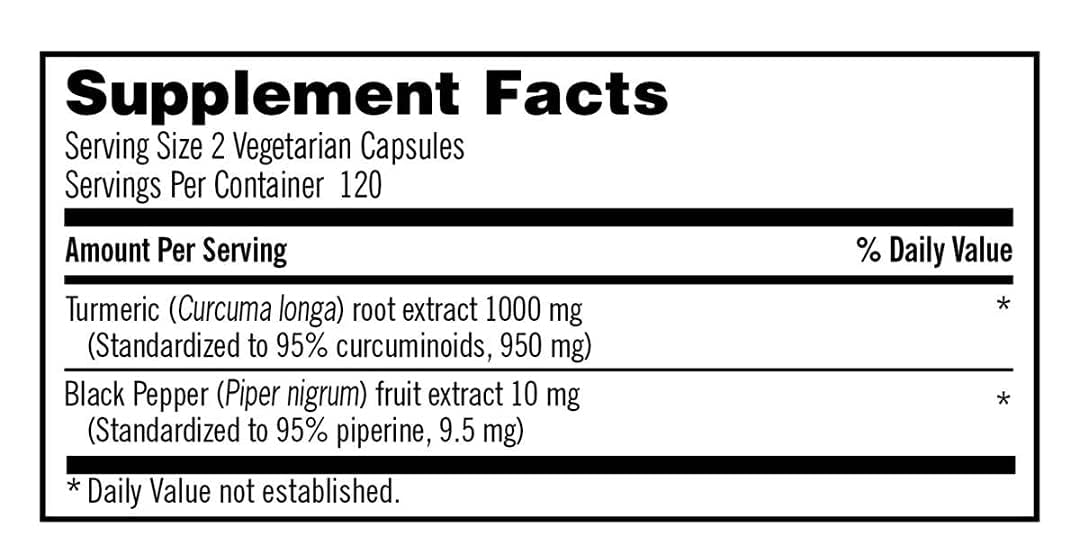 Natural turmeric curcumin supplement benefits