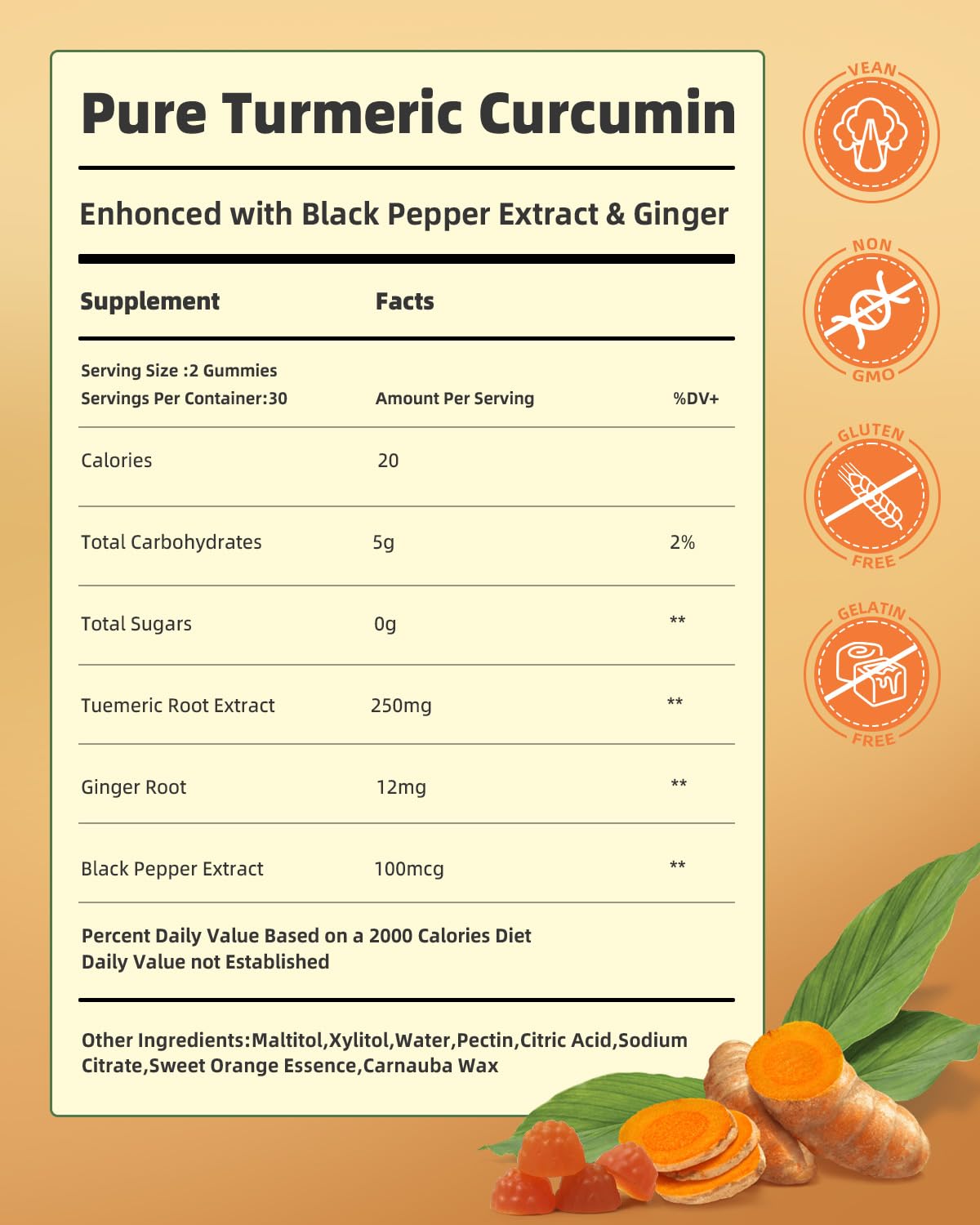natural turmeric curcumin supplement benefits