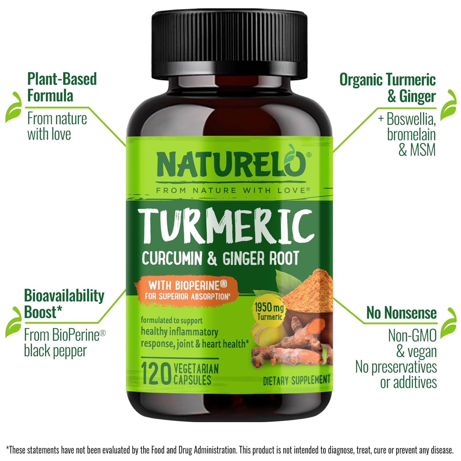 natural turmeric curcumin supplement benefits