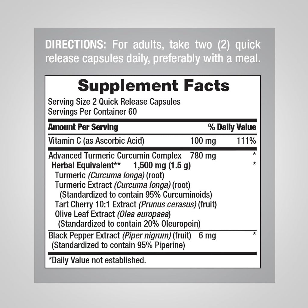 natural turmeric curcumin supplement benefits