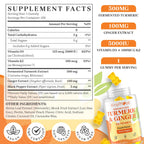 natural turmeric curcumin supplement gummies