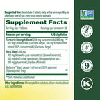 natural turmeric curcumin supplement tablets