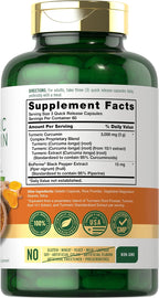 natural turmeric curcumin supplement