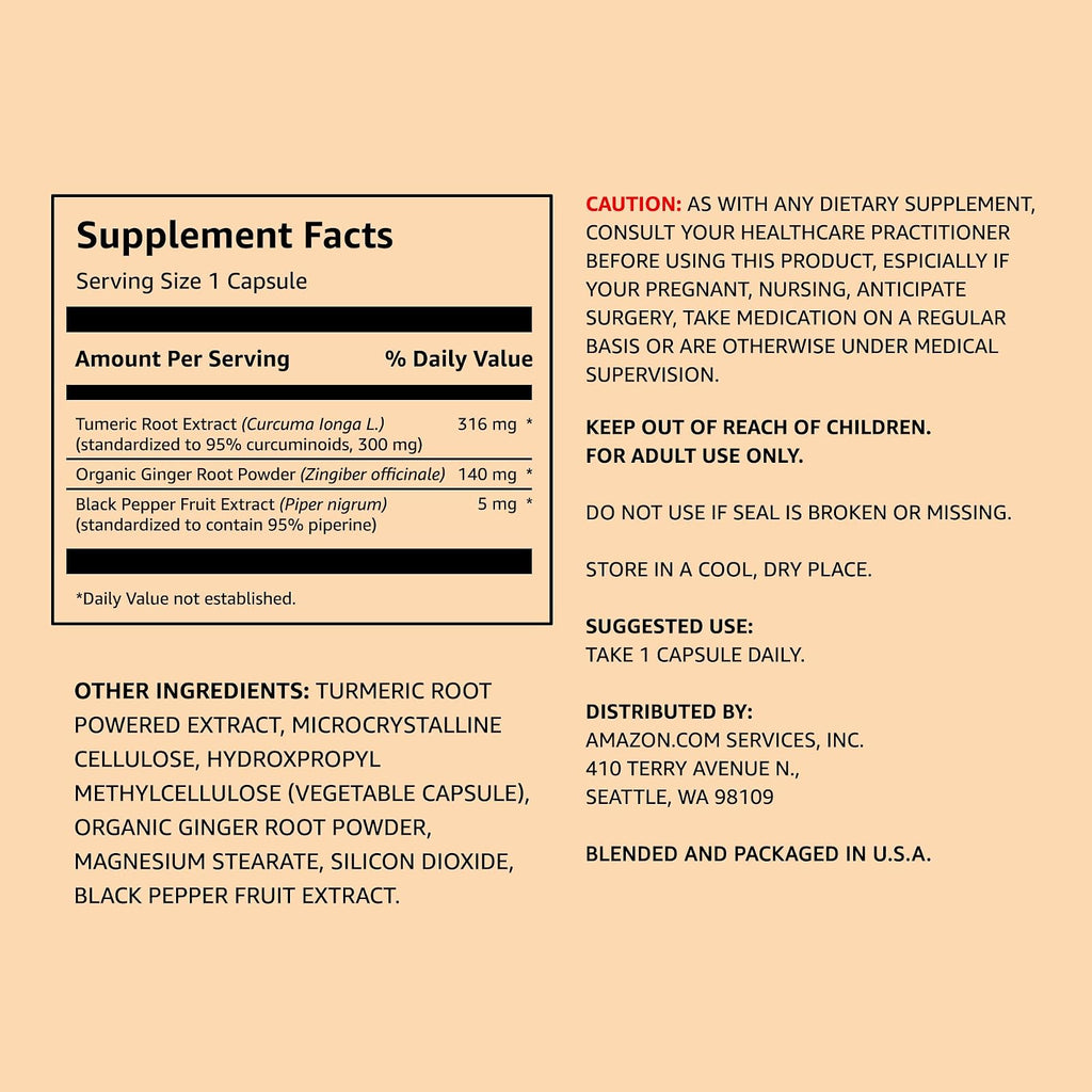 natural turmeric curcumin supplement