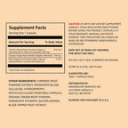 natural turmeric curcumin supplement