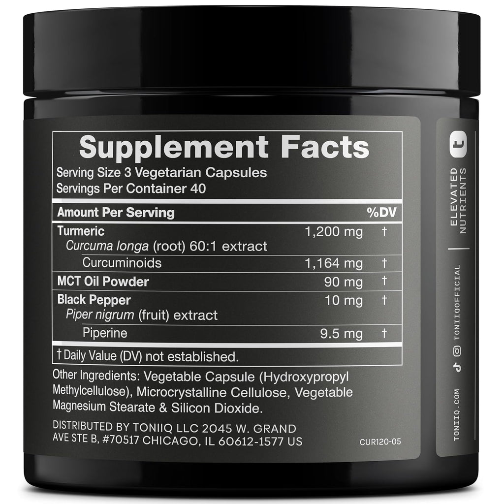 natural turmeric curcumin supplement