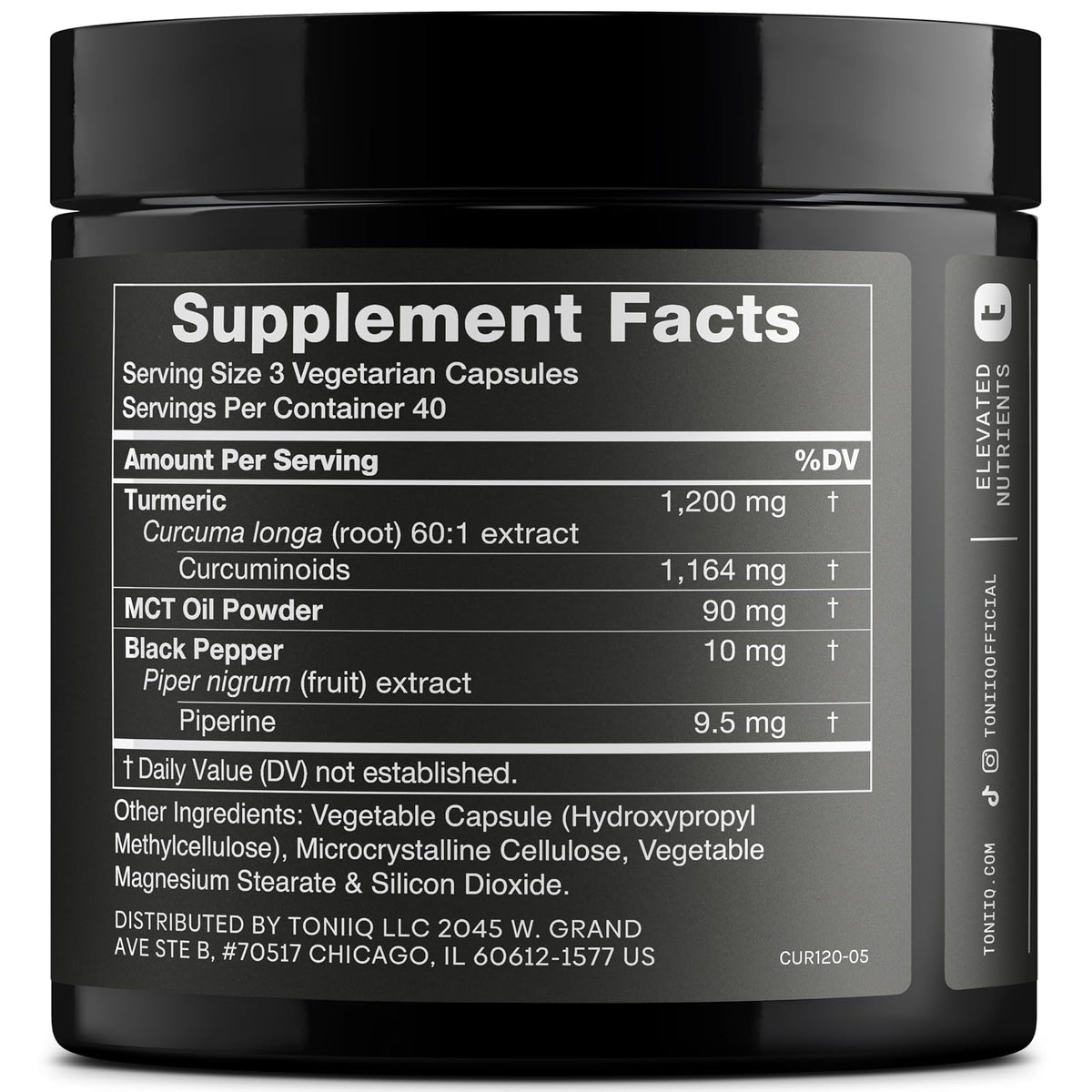 natural turmeric curcumin supplement
