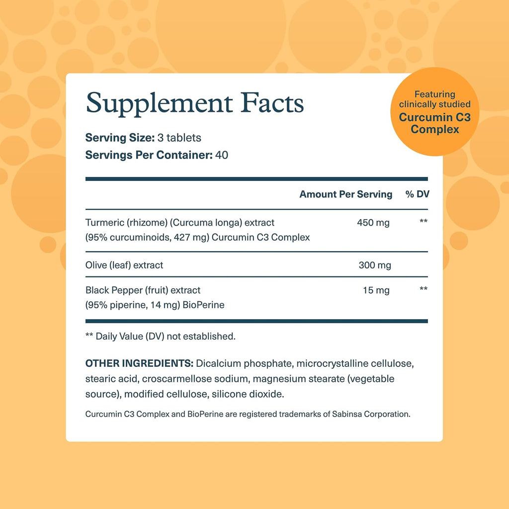 natural turmeric & curcumin supplement