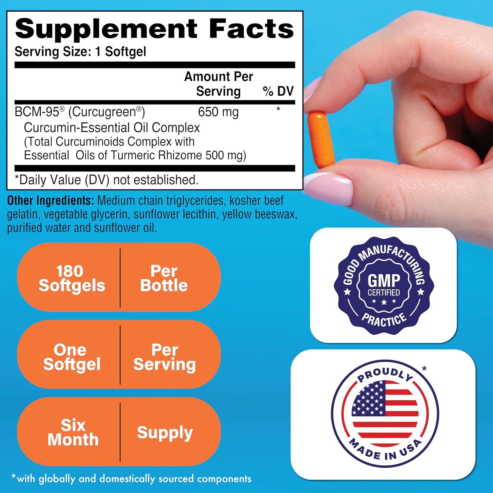 natural turmeric & curcumin supplement
