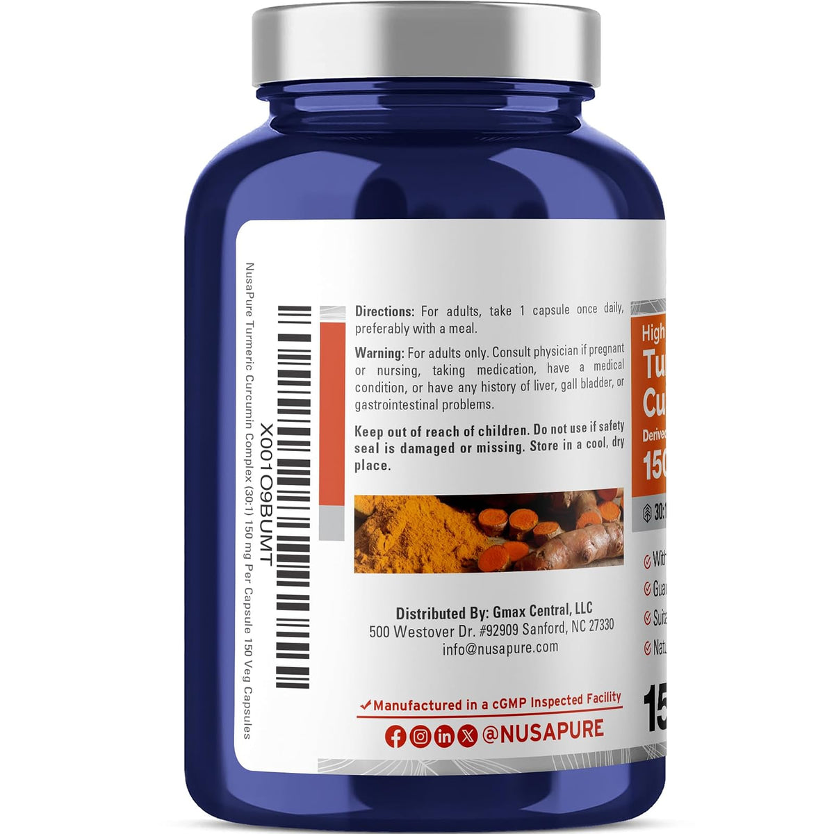 natural turmeric curcumin supplement
