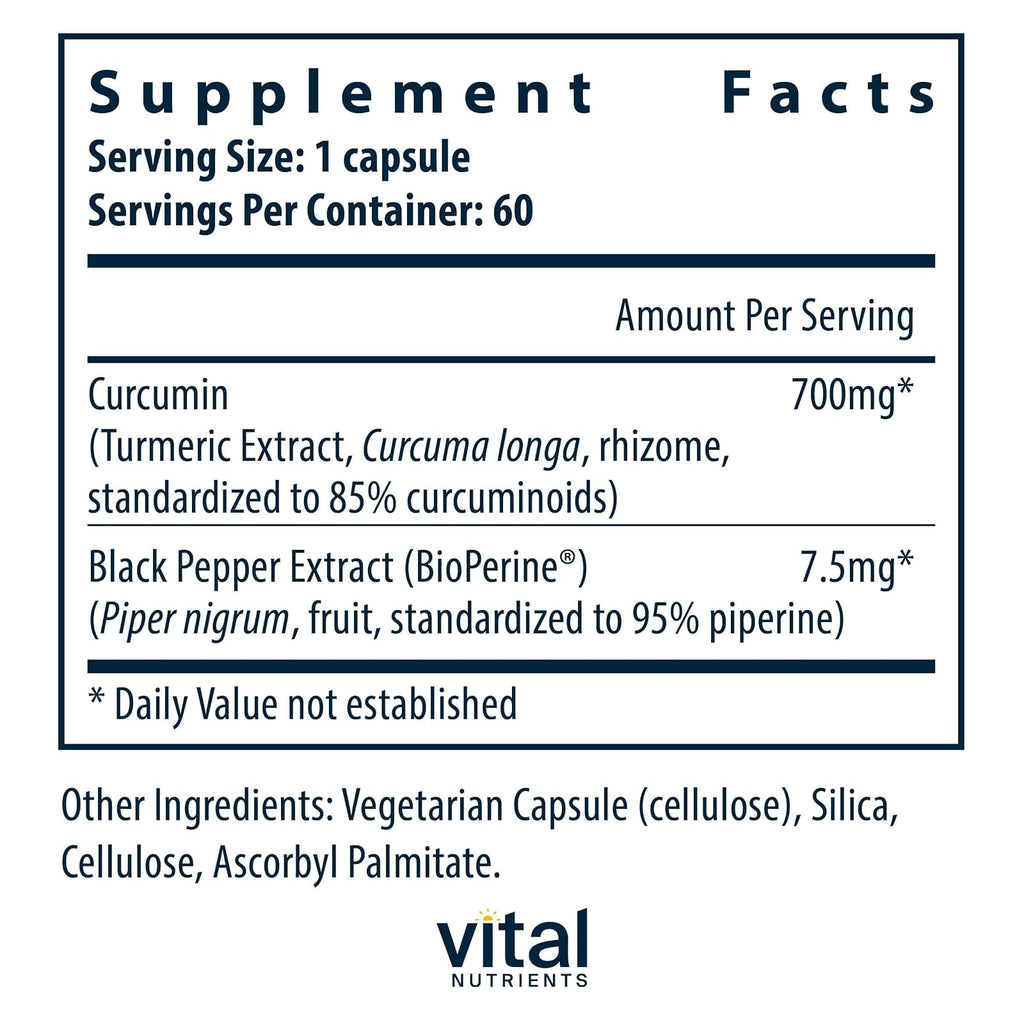 natural turmeric curcumin supplement