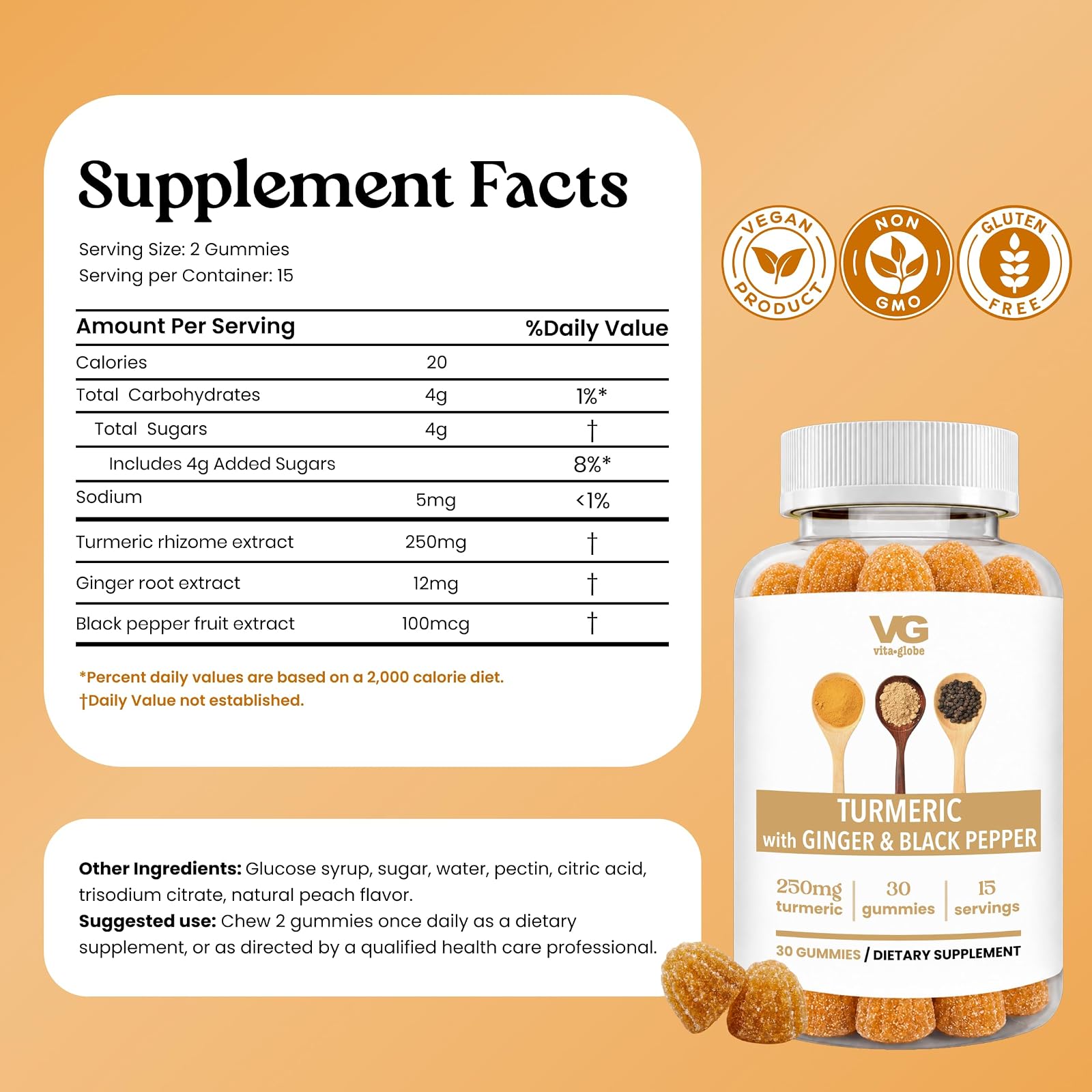 natural turmeric curcumin supplement