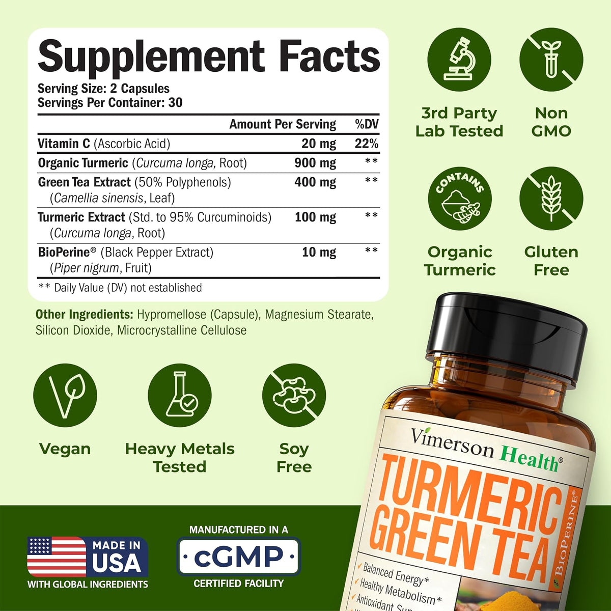 natural turmeric curcumin supplement