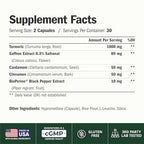 natural turmeric curcumin supplement