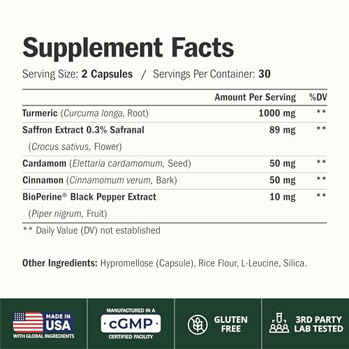 natural turmeric curcumin supplement
