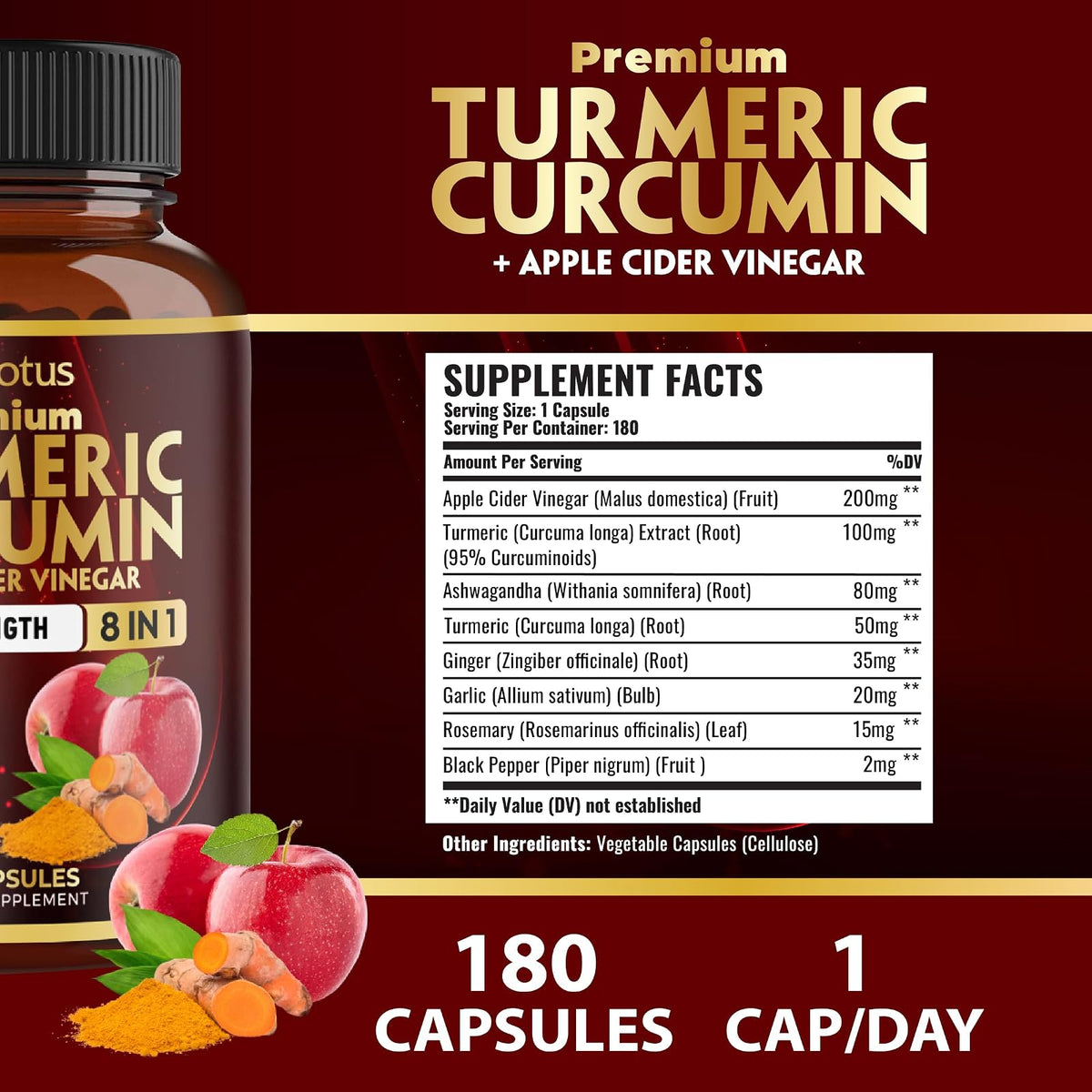 natural turmeric curcumin supplement