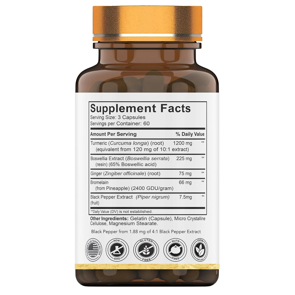 natural turmeric curcumin supplement