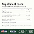 natural turmeric curcumin supplement