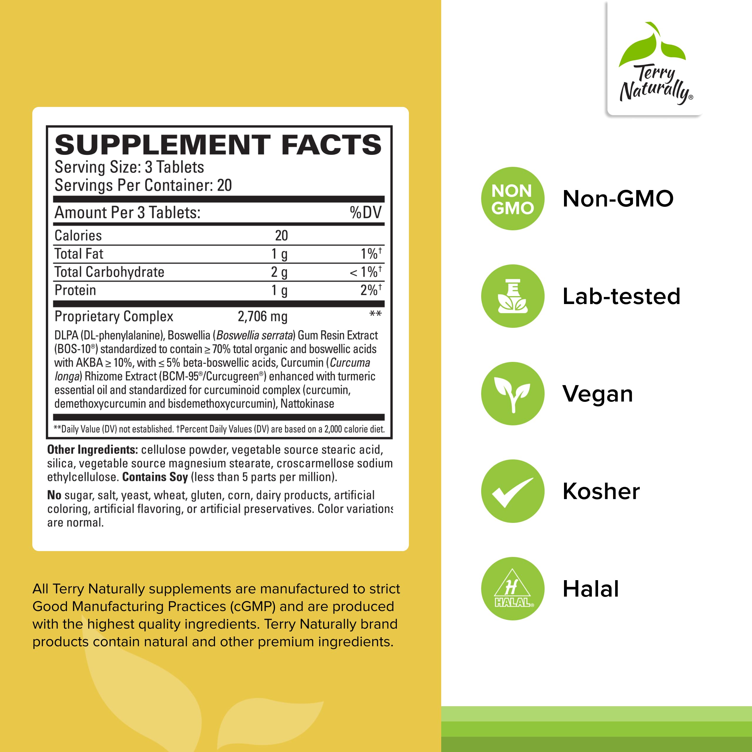 Natural turmeric curcumin supplement