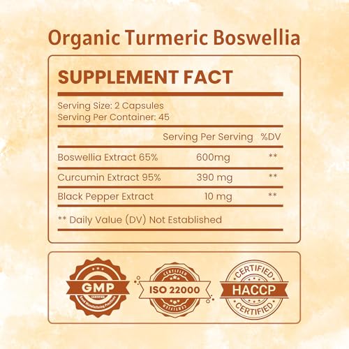 natural turmeric curcumin supplement