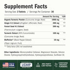 natural turmeric curcumin tablets