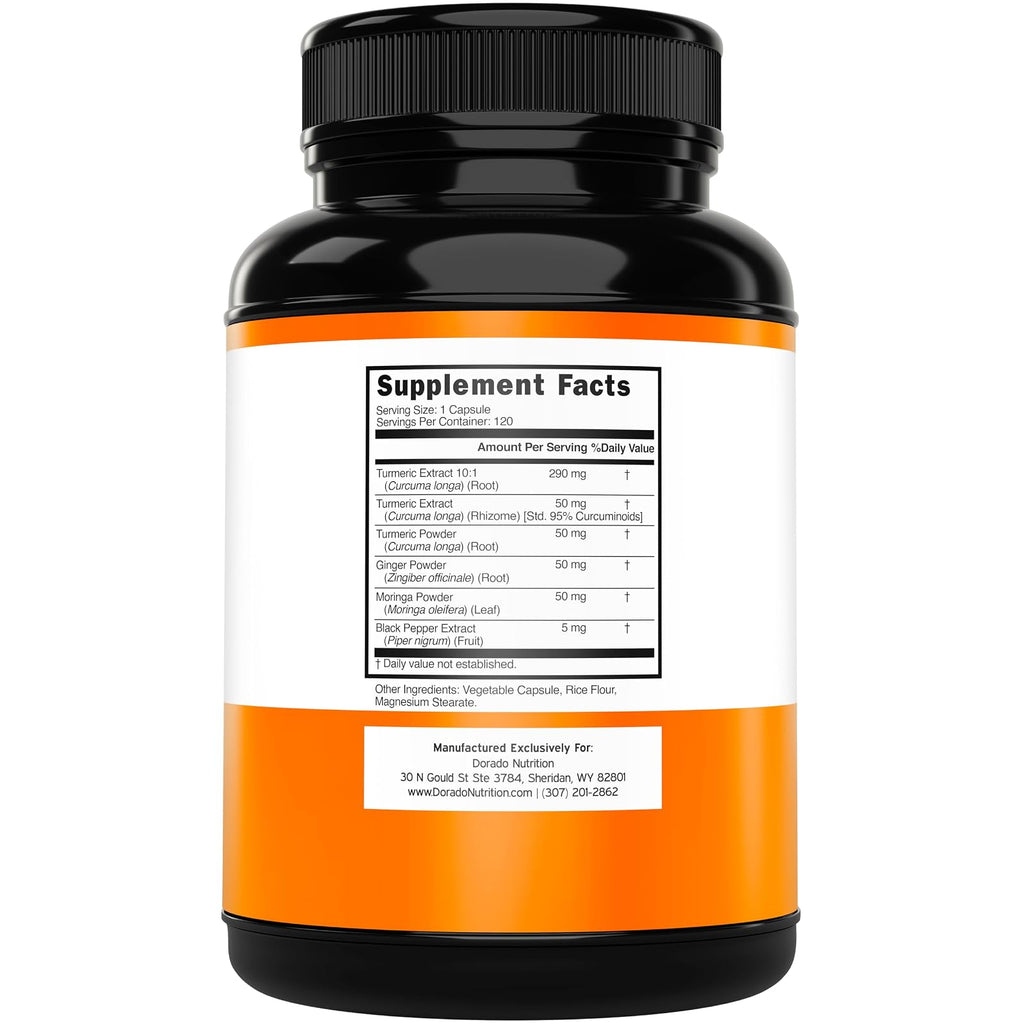natural turmeric curcumin with black pepper