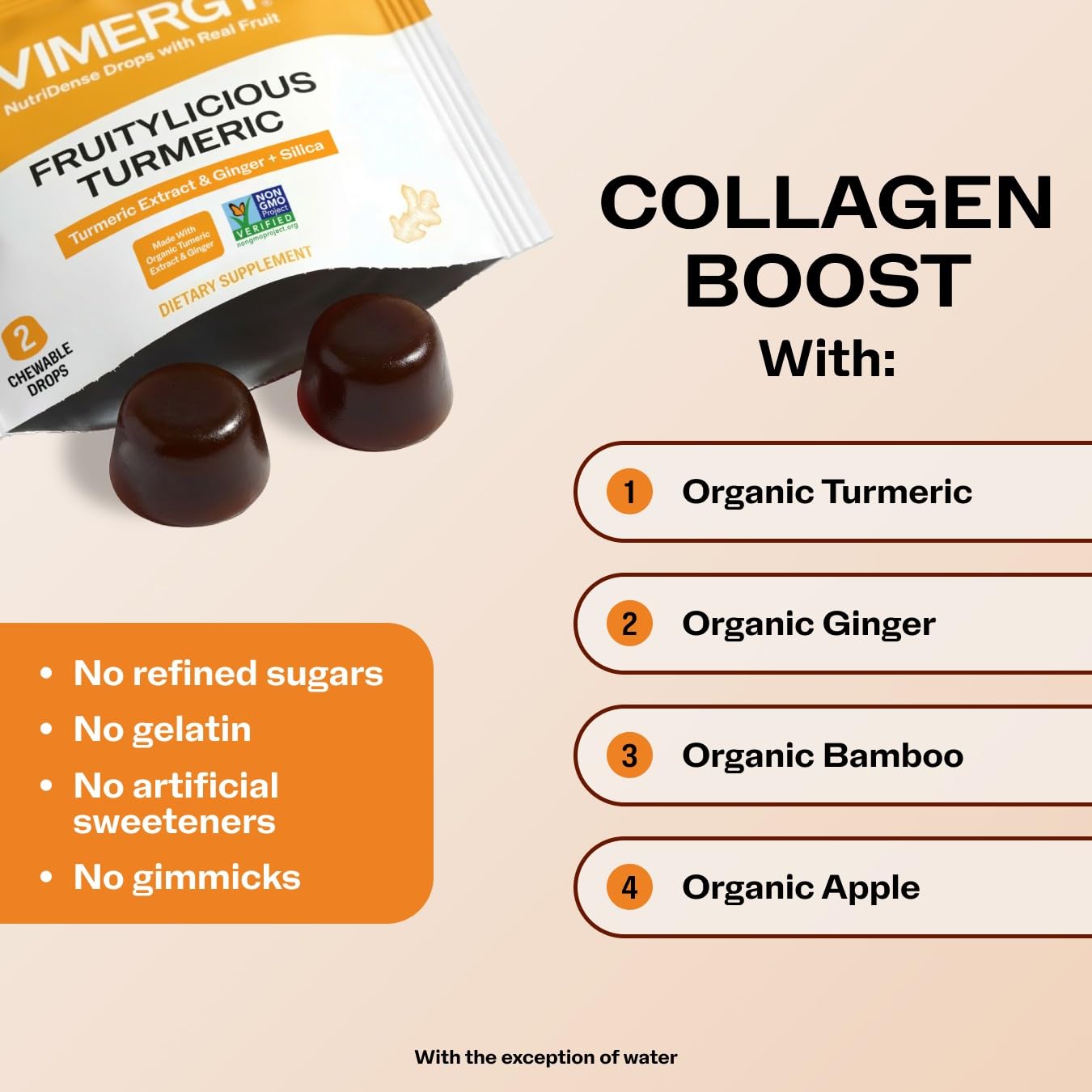 natural turmeric ginger chewables for wellness