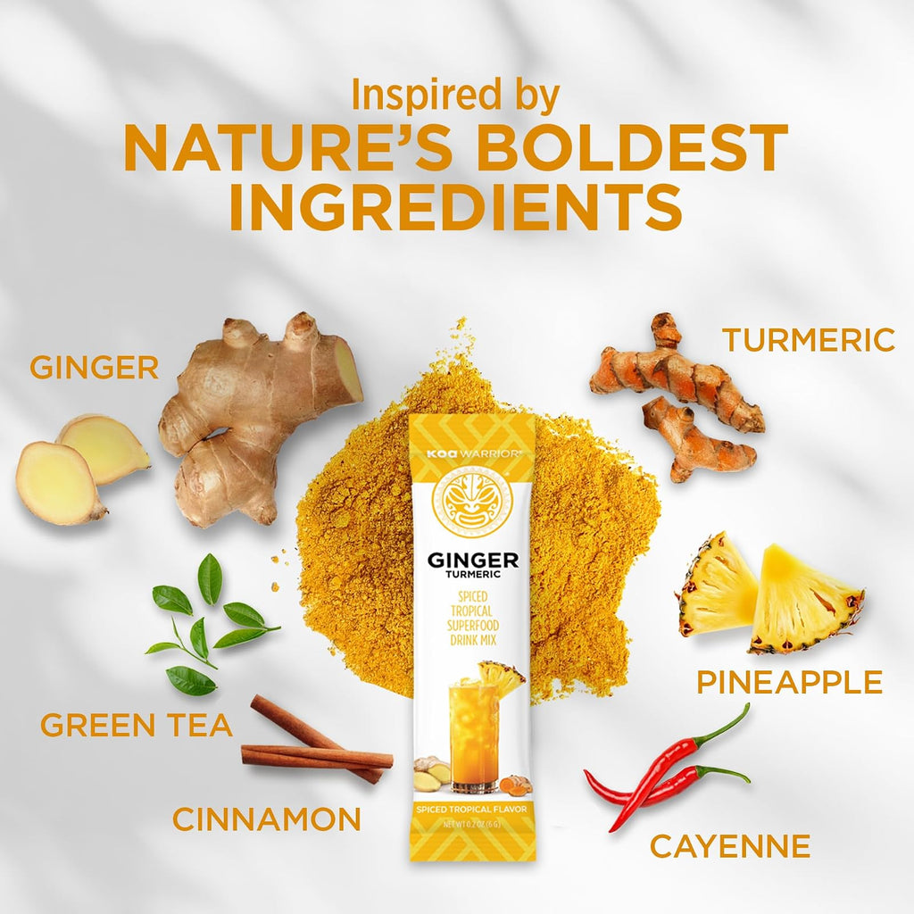 natural turmeric ginger drink powder