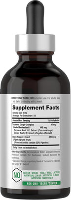 natural turmeric ginger liquid extract