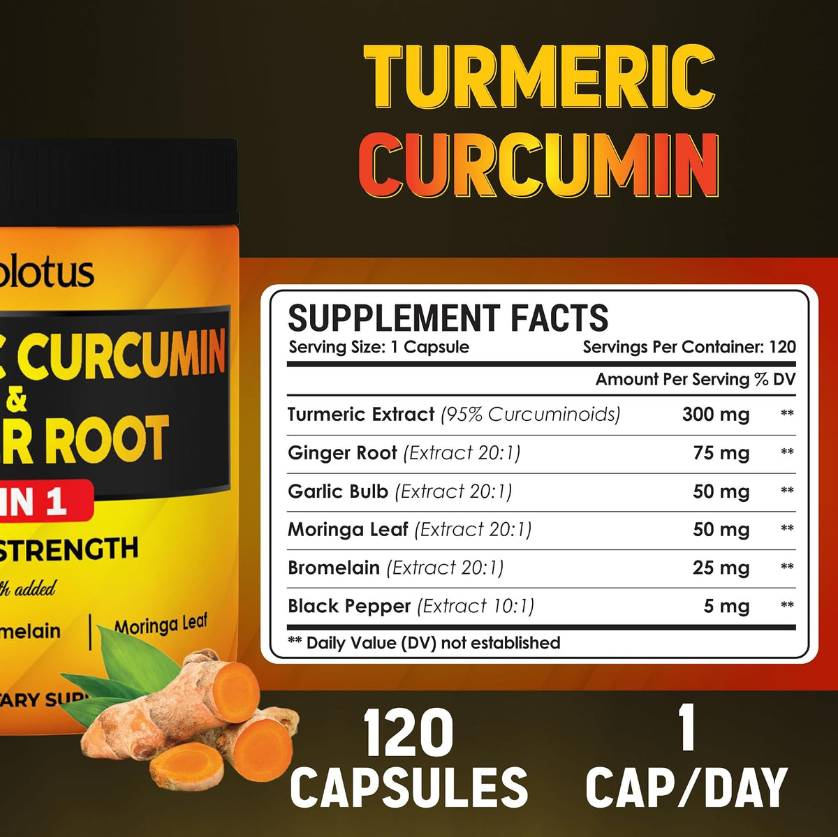 natural turmeric ginger supplement