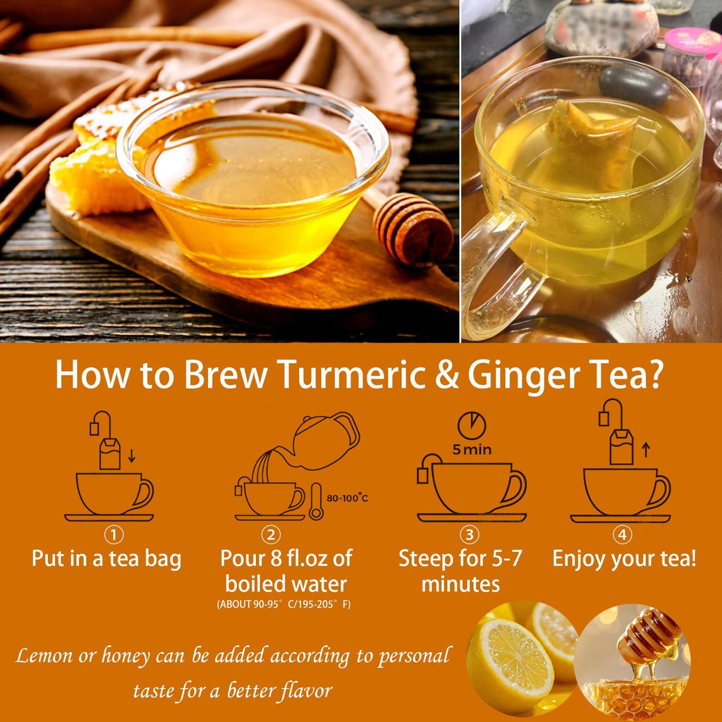 natural turmeric ginger tea for health