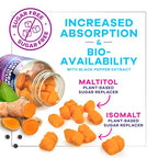Natural turmeric gummies for digestive health