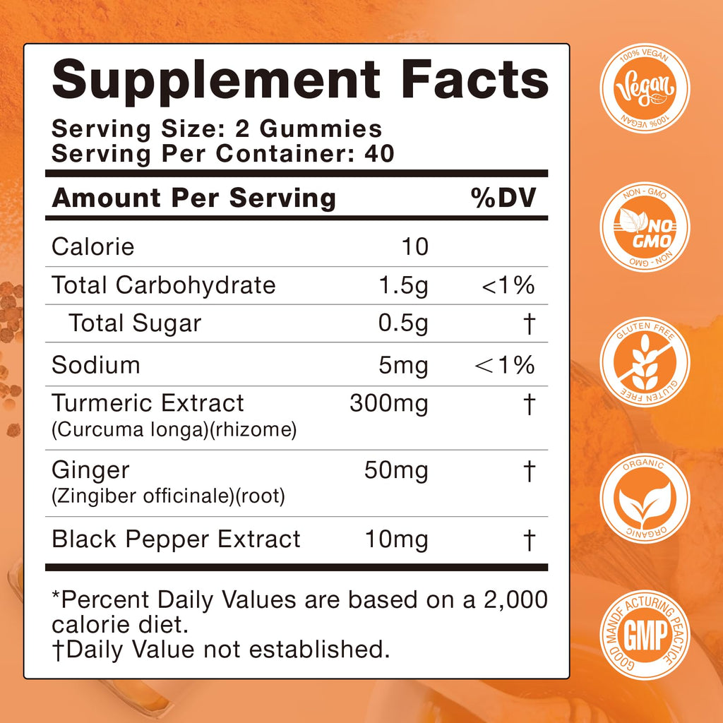 natural turmeric gummies for immune support
