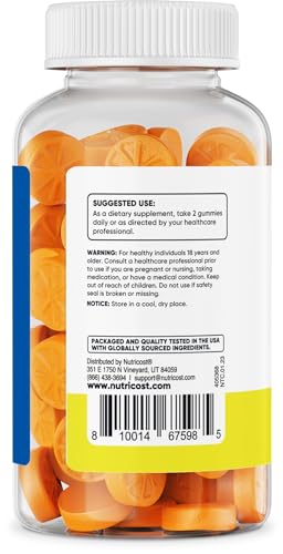 Natural turmeric gummies for inflammation relief
