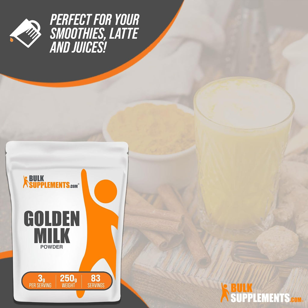 Natural turmeric latte powder