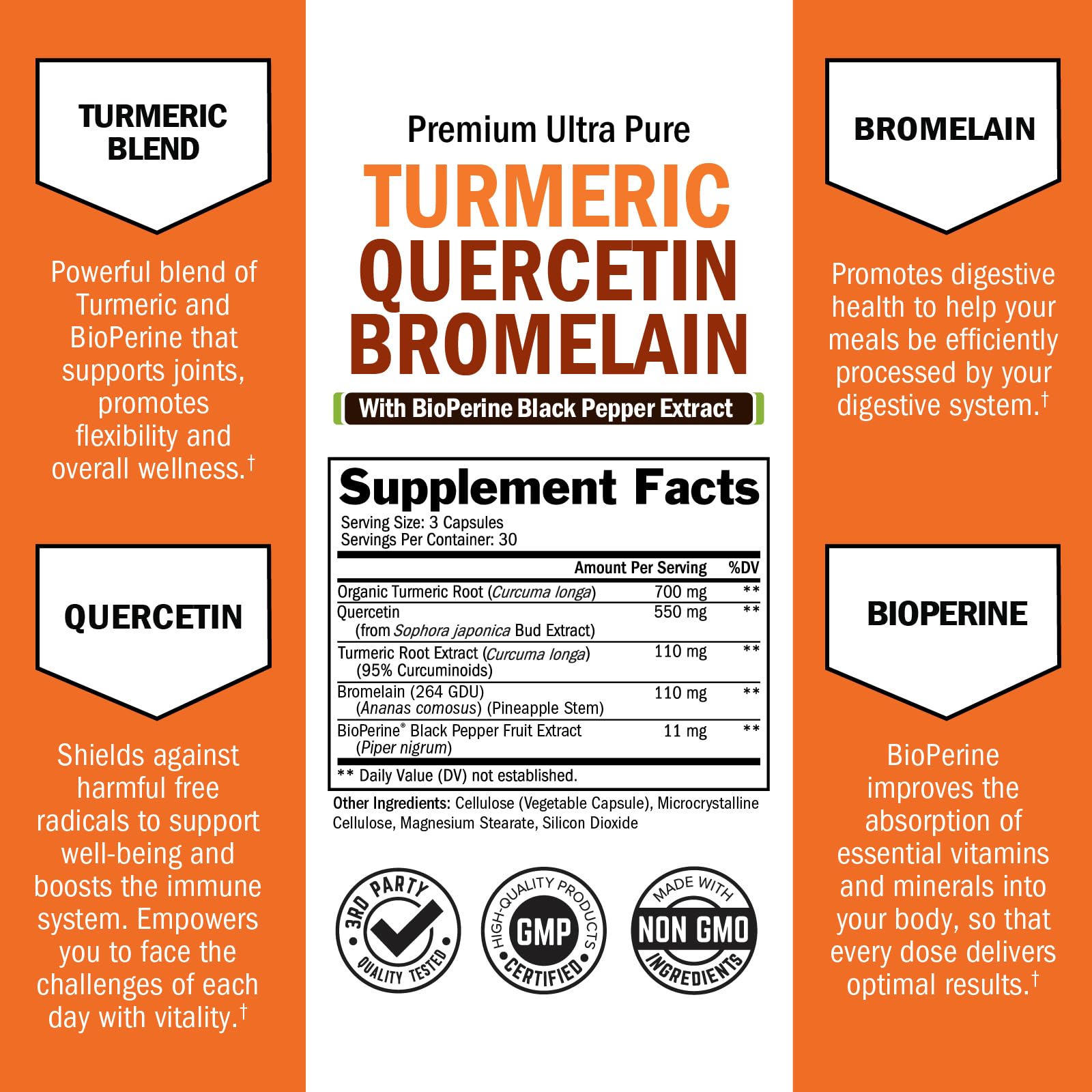 natural turmeric quercetin health benefits
