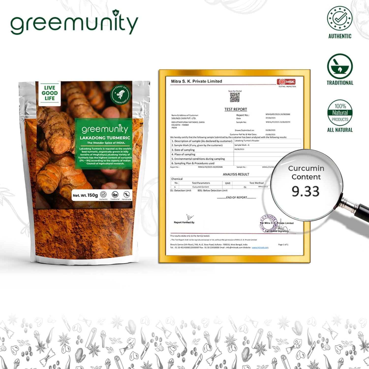 natural turmeric spice for immune support