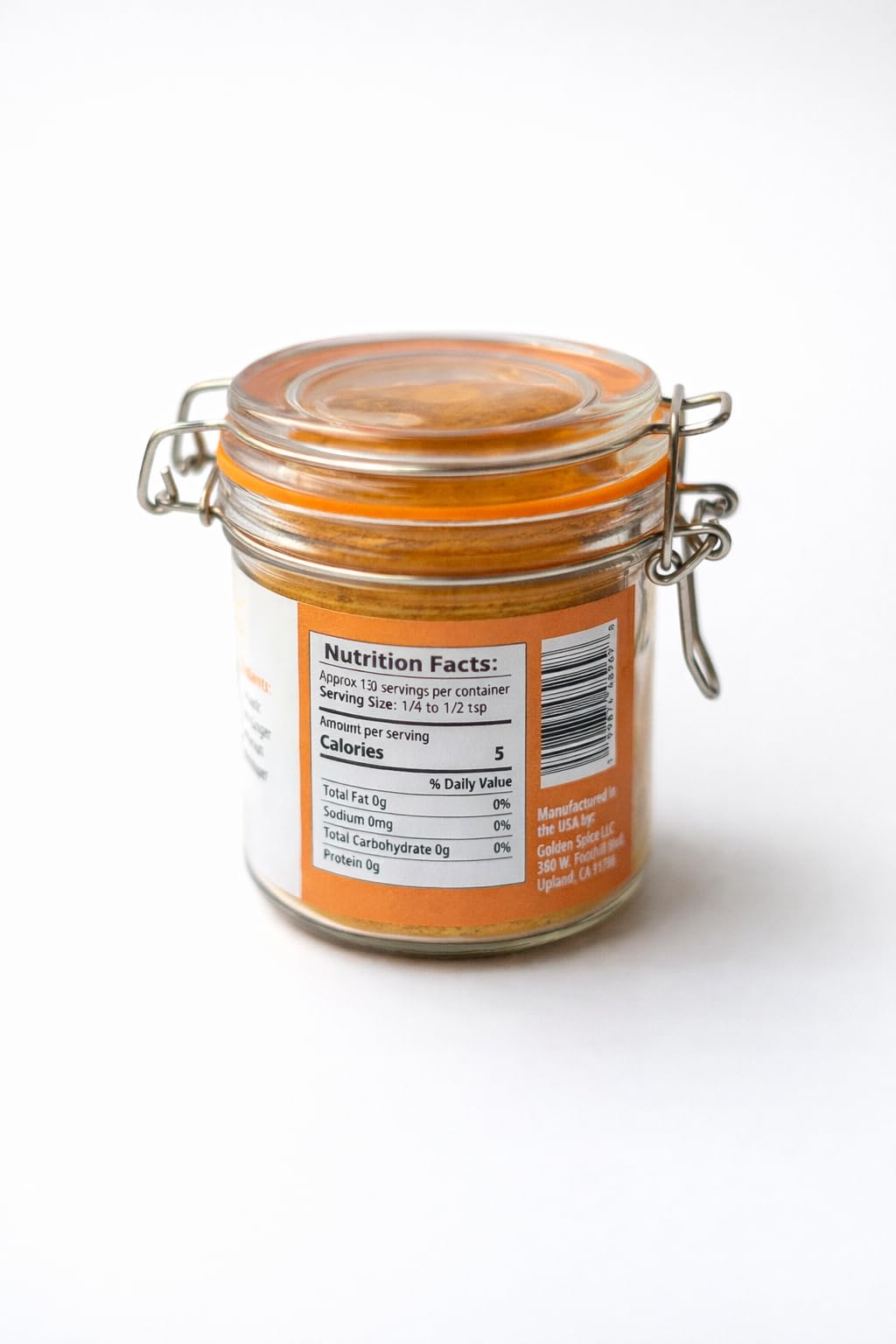 Natural turmeric spice for wellness