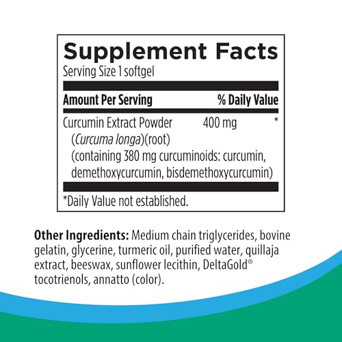 Natural turmeric supplement for inflammation