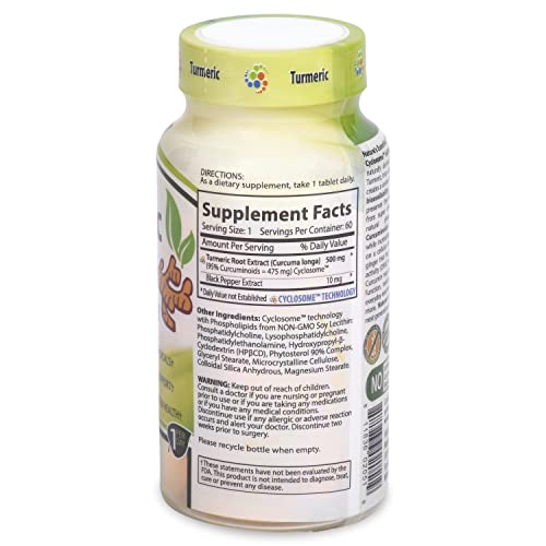 Natural turmeric supplement for inflammation