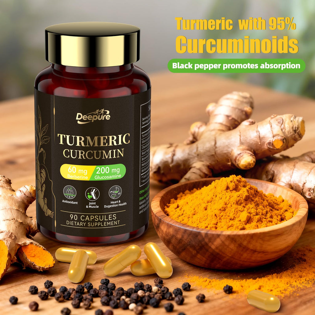 Natural turmeric supplement for joint health