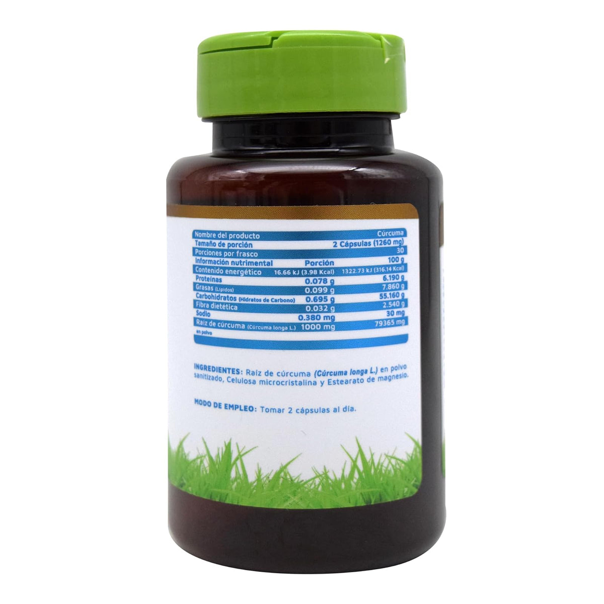 Natural turmeric supplement for wellness