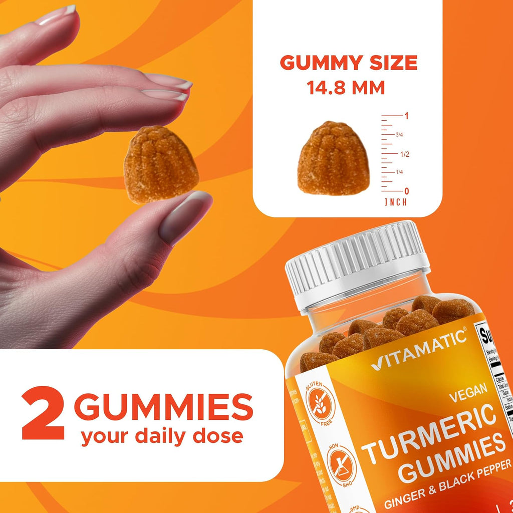 Natural turmeric tea alternative gummies