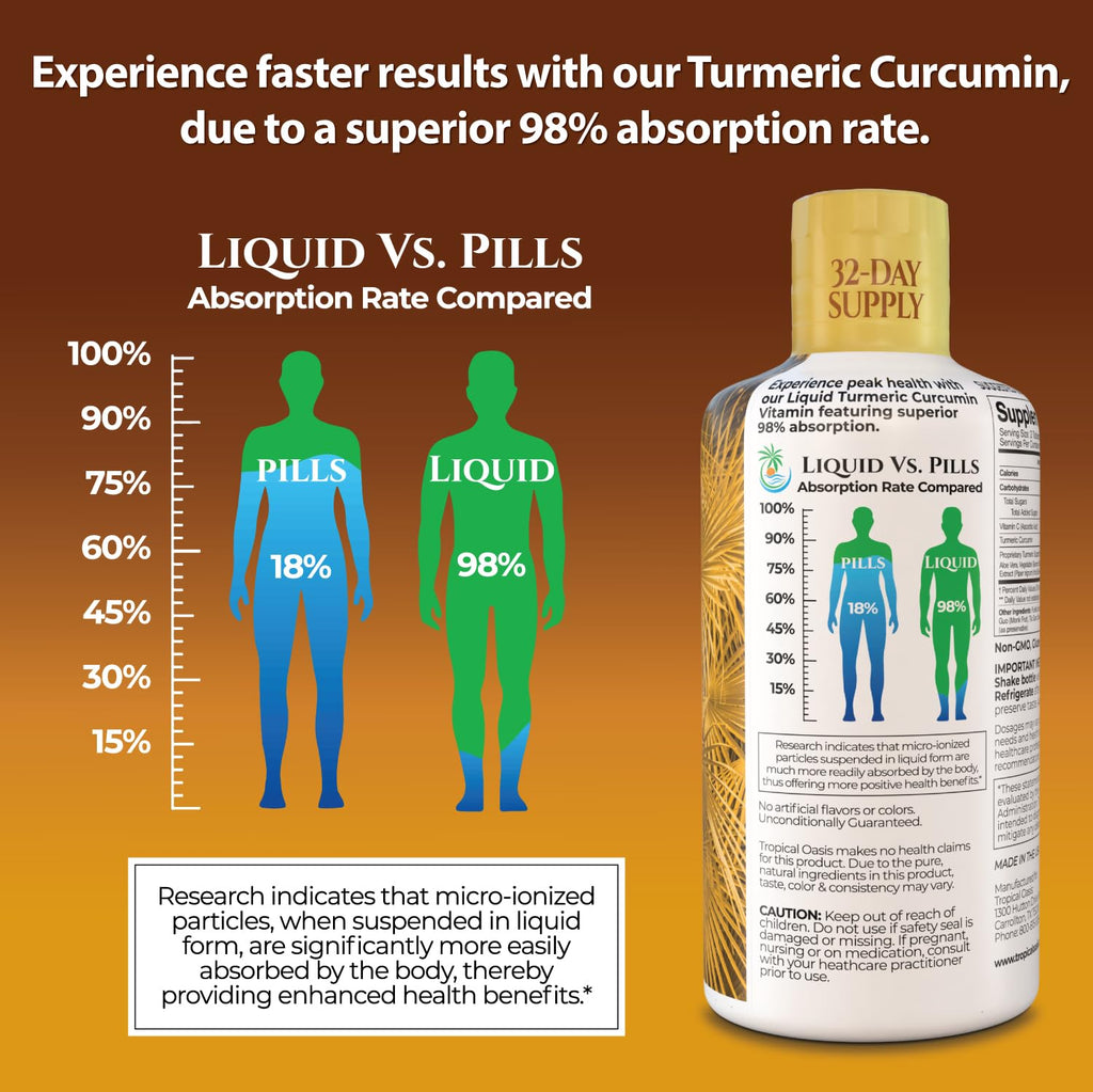 Natural turmeric tea for health