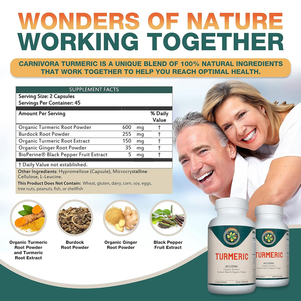 Natural turmeric tea for wellness