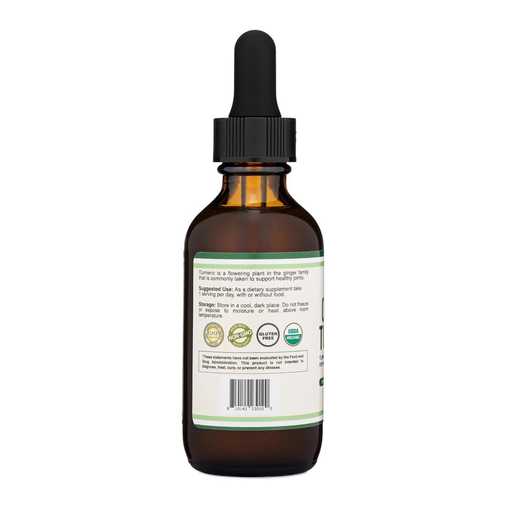 natural turmeric tea infusion drops
